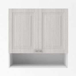 ตู้แขวนเปิดคู่ช่องโล่ง ALICE_W8080MA_SA