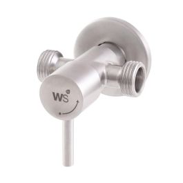 สต๊อปวาล์ว 3 ทาง WS-0314 สแตนเลส